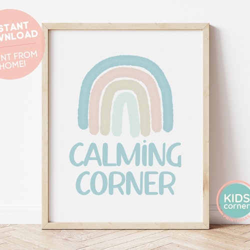 Calming Corner Set of 6 Classroom Decor Bundle Therapist | Etsy