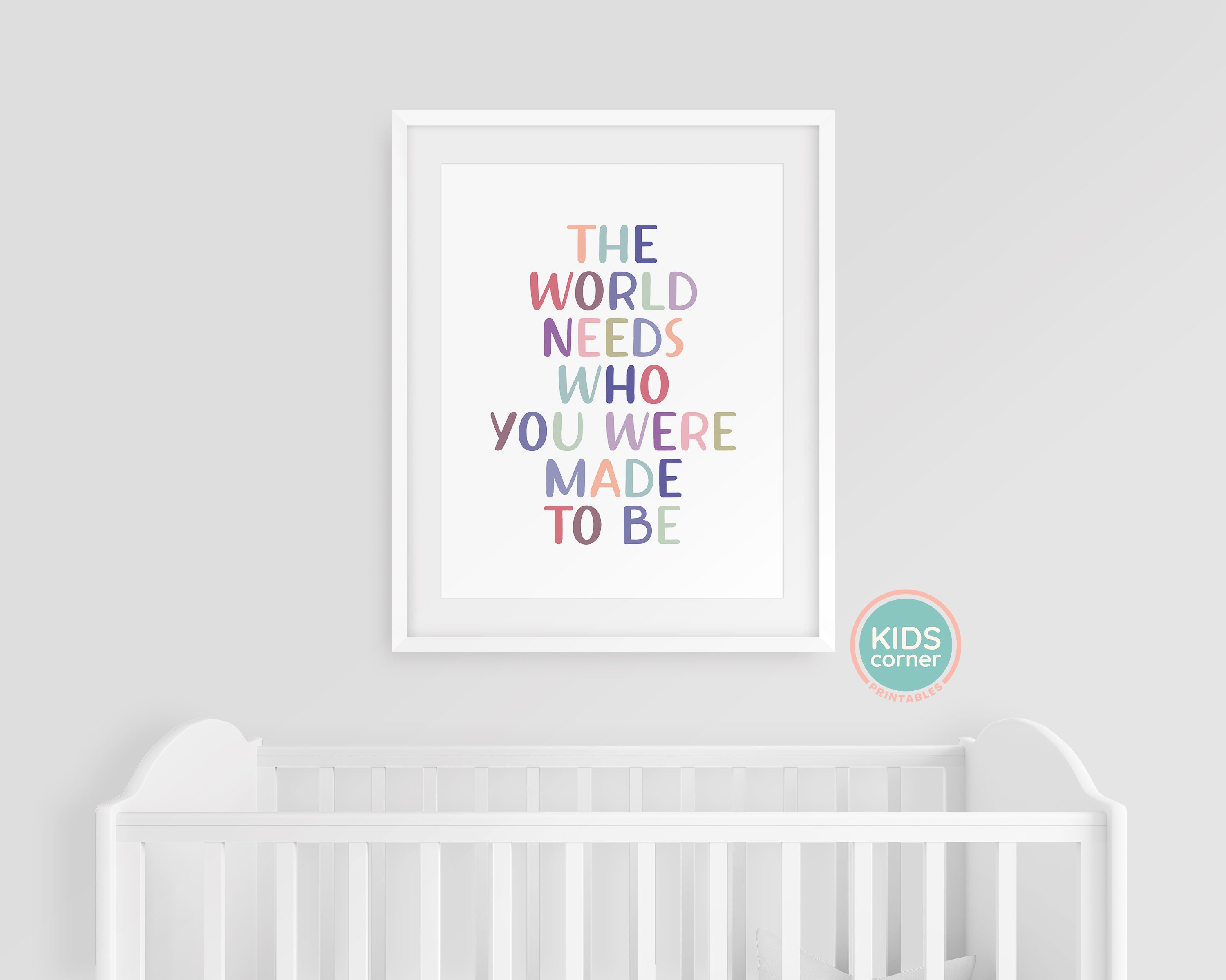 The World Needs Who You Were Made to Be Print Classroom - Etsy
