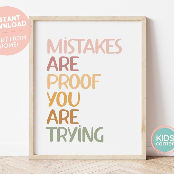 Mistakes Are Proof - Etsy