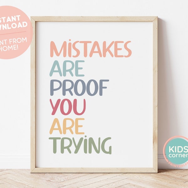 Mistakes Are Proof - Etsy