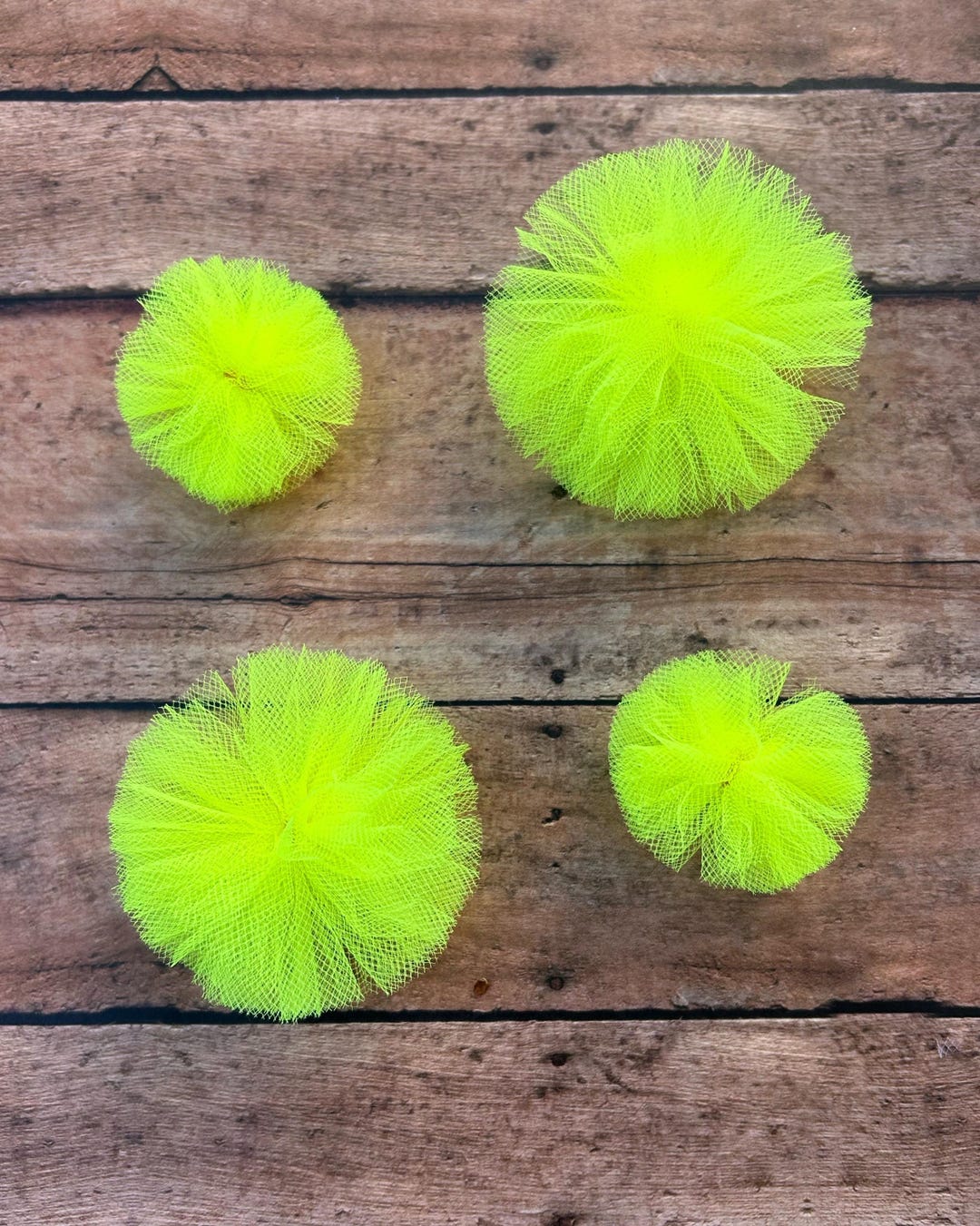 Neon Yellow Tulle Bow Package - Etsy