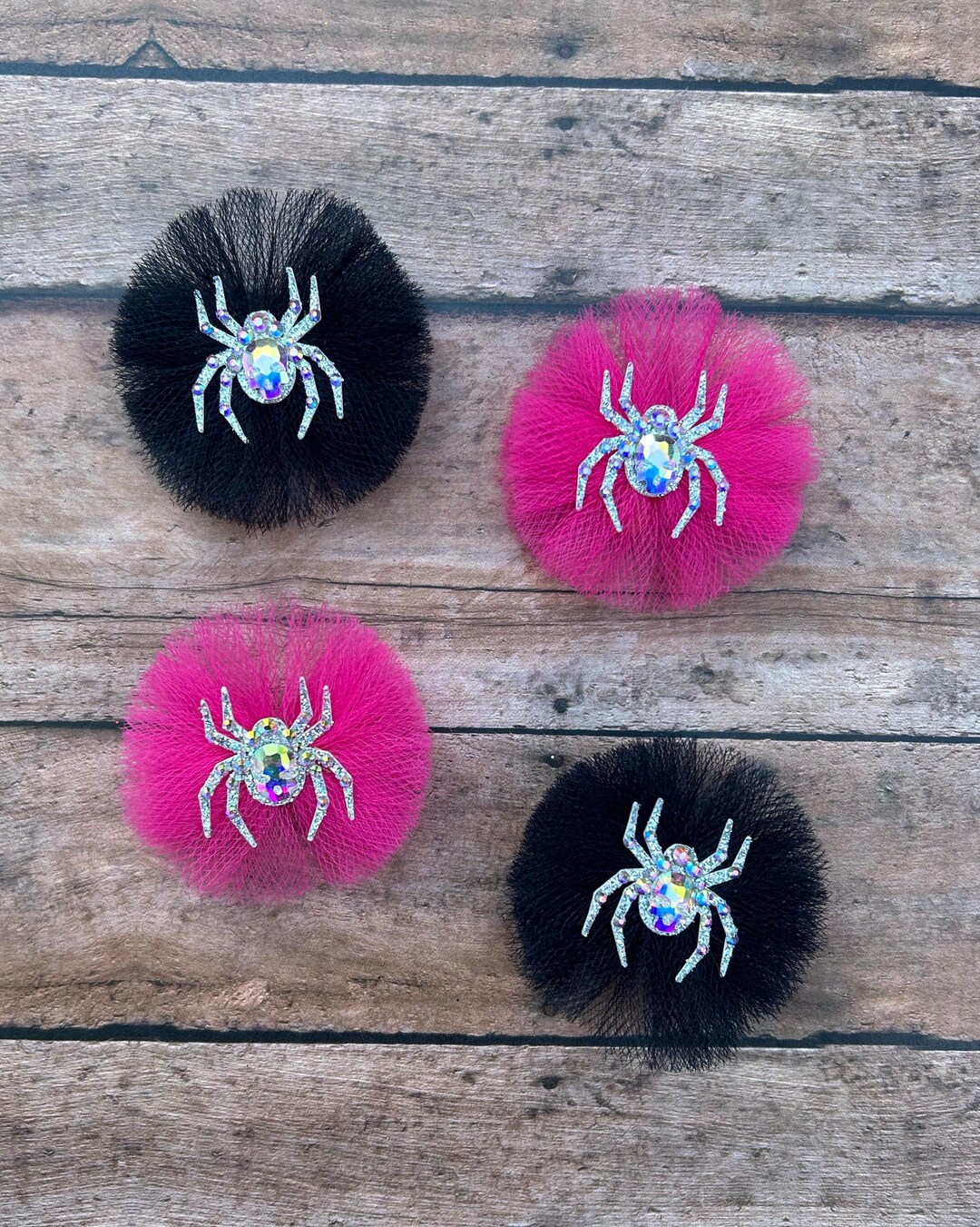 Spider Tulle Dog Grooming Bows - Etsy