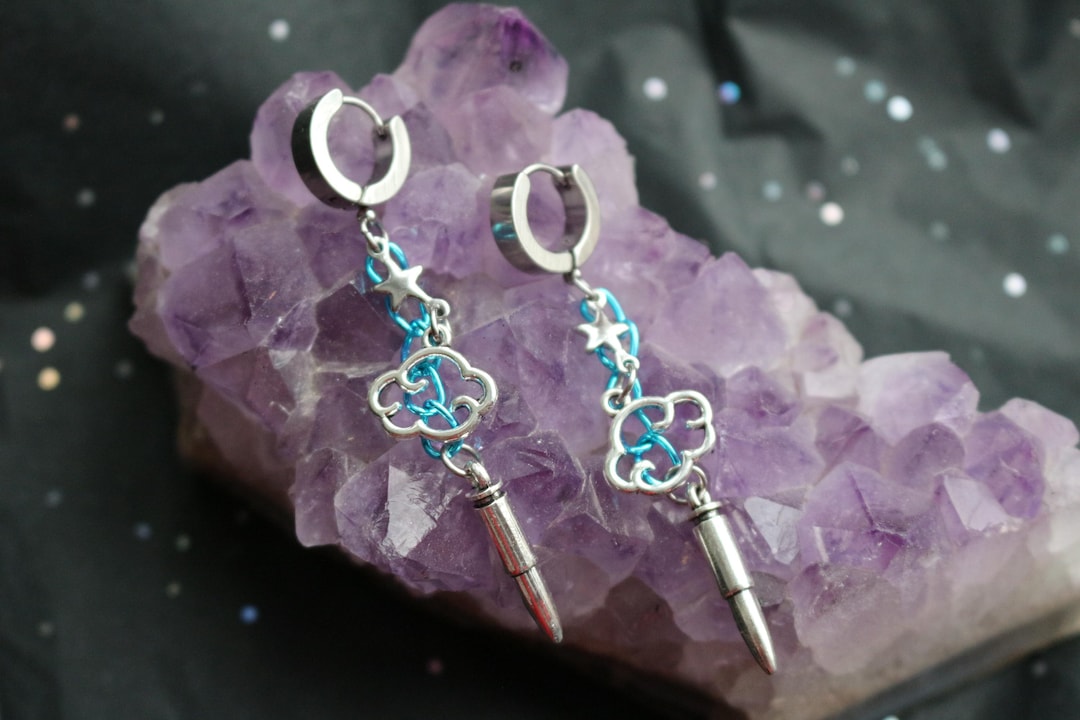 Jinx Earrings, League of Legends Accessory, Stainless Steel Rings ...