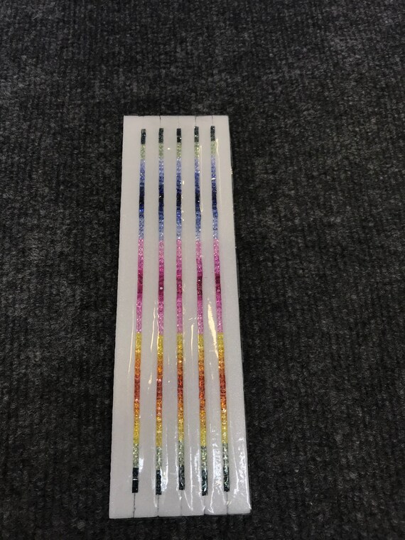 2.5mm Rainbow Rubies Sapphire with Purple Princess Cut Loose Stones ...