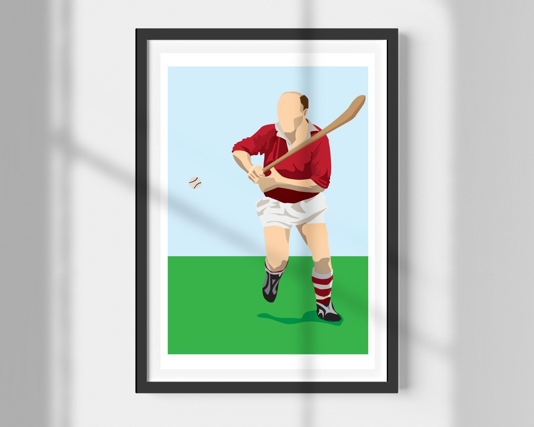 Christy Ring Hurling Legend Cork GAA Print Iconic Minimalist Wall Art ...