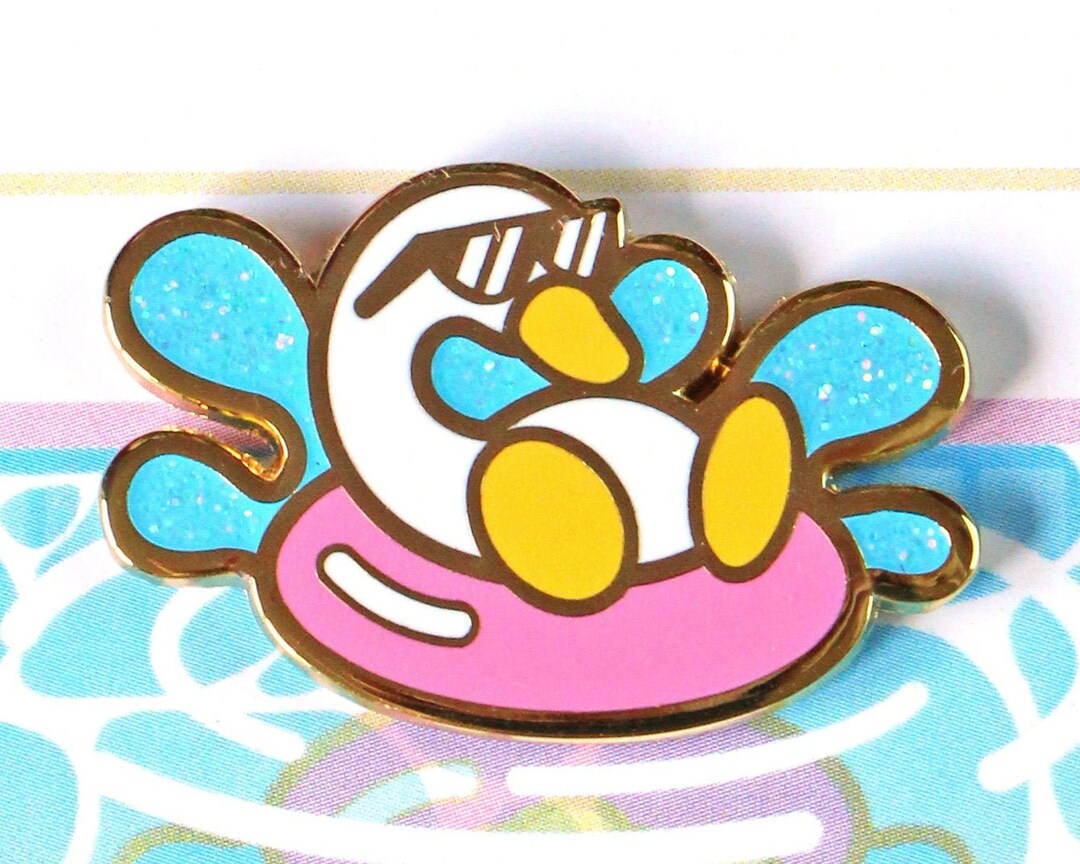 Pool Party Duck Hard Enamel Pin - Etsy