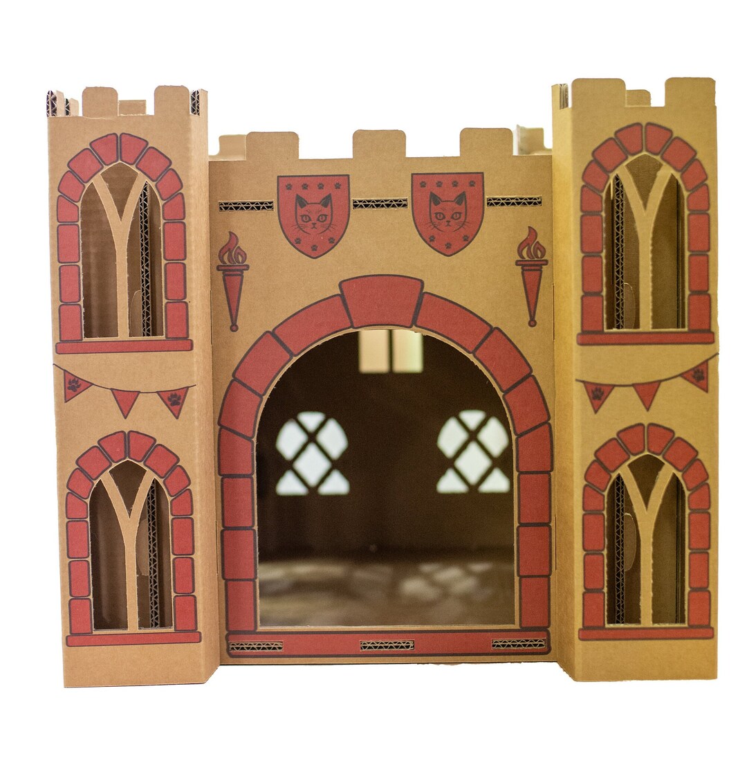 Castle Cardboard Cat House. Cat Furniture. Pet House. - Etsy