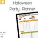 Halloween Party Planner, Party Planner Worksheet, Halloween Party ...
