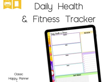 Daily Health Tracker | Etsy