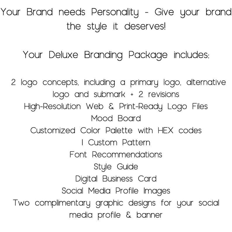Custom Branding Package Custom Branding Kit Custom Rebrand - Etsy