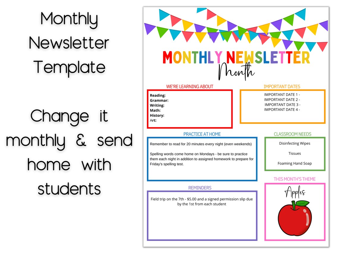 Teacher Template Pack Editable Meet the Teacher Template - Etsy