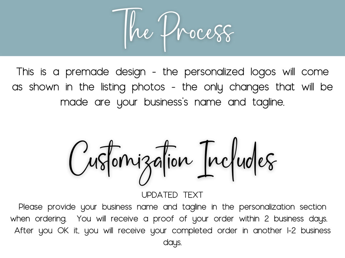 Branding Package, Brand Kit, Branding Kit, Feminine Logo, Photographer ...