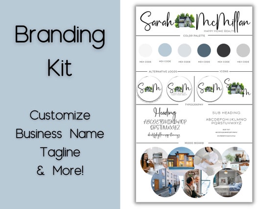 Real Estate Branding Package Brand Kit Branding Kit Real - Etsy