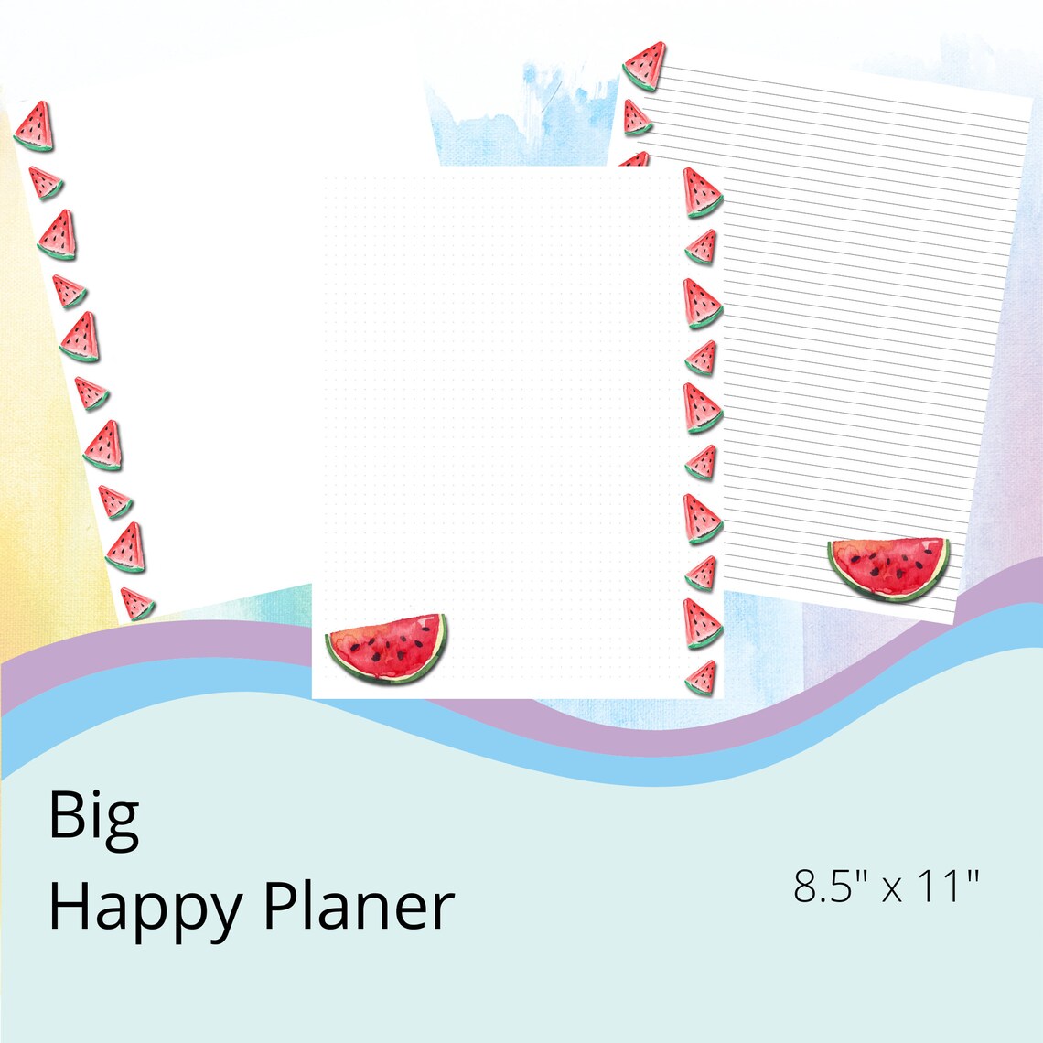 Printable Planner Note Pages Happy Planner Inserts. Instant - Etsy