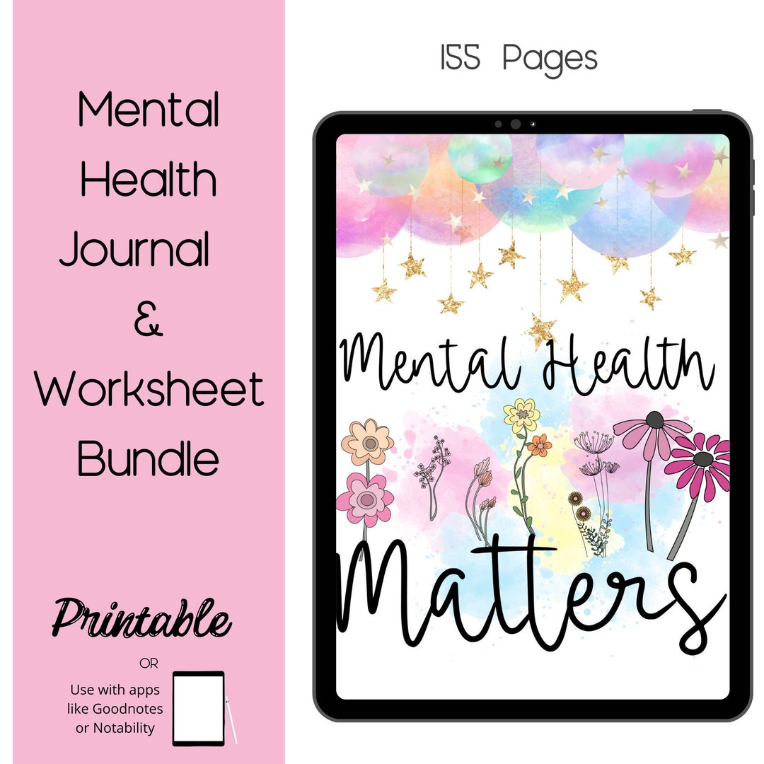 Mental Health Journal, Therapy Journal Mental Health, Mental Health ...