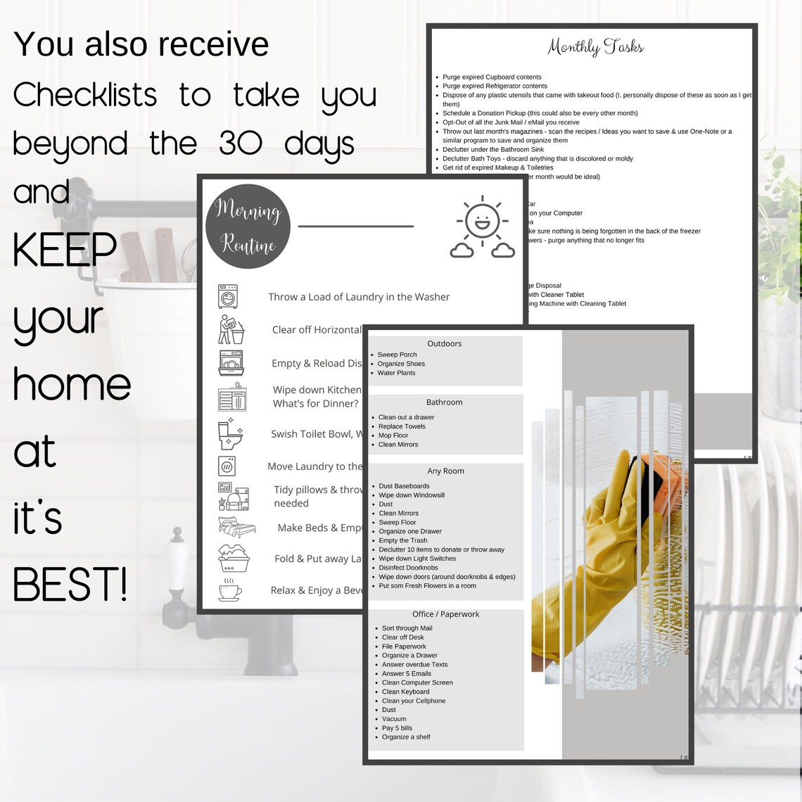 Decluttering Planner, Declutter Your Home, Organization Help, How to ...