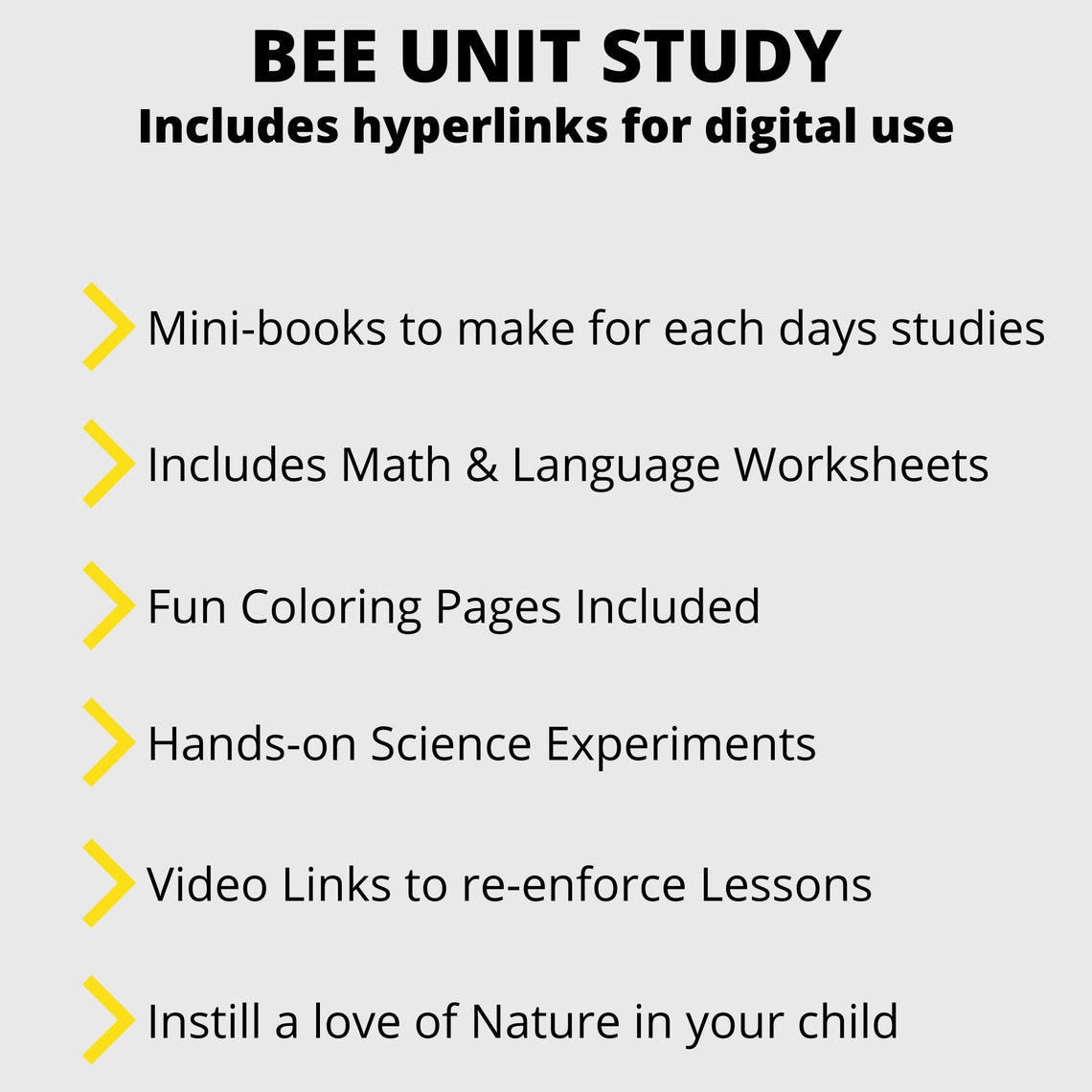 Bees Unit Study Homeschool Unit Study K-2 Homeschool Bee - Etsy