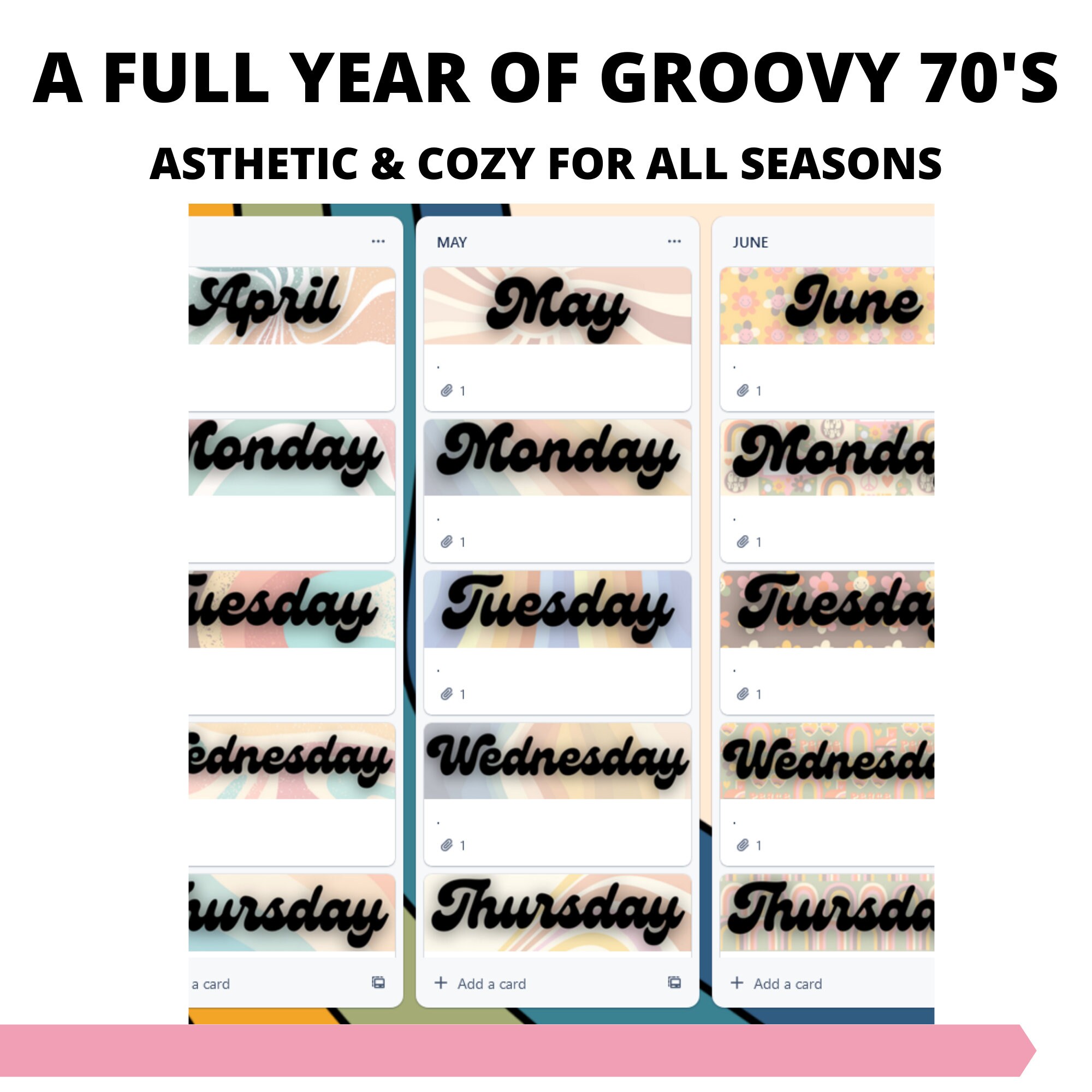 Groovy Trello Board Cover Templates - Instantly Transform Your Workflow ...