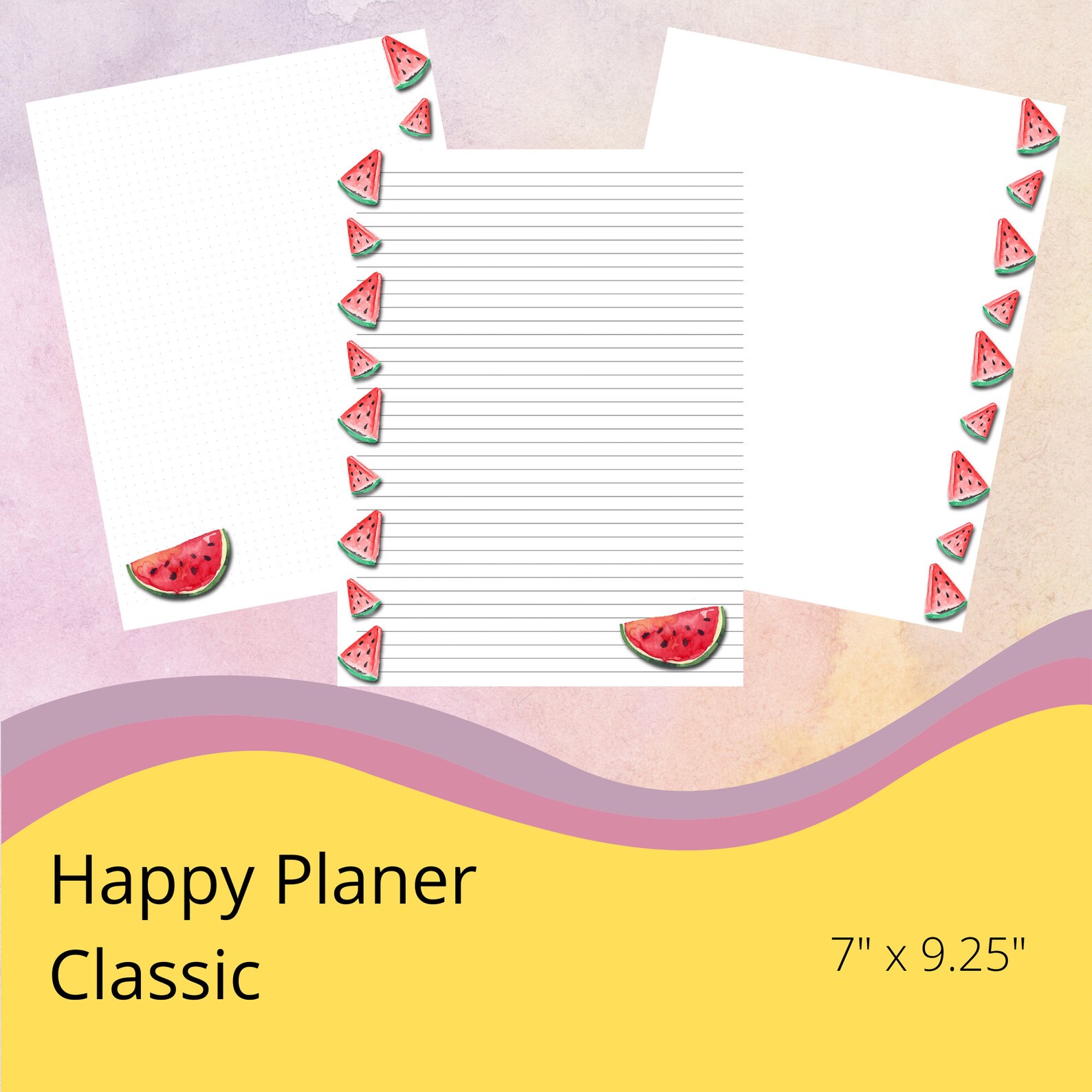 Printable Planner Note Pages Happy Planner Inserts. Instant - Etsy