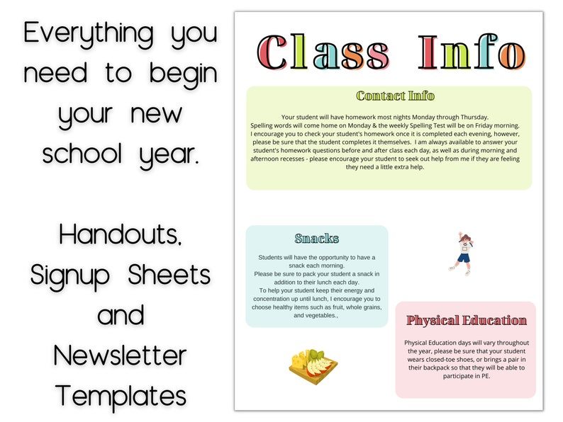 Teacher Template Pack, Editable Meet the Teacher Template Pack, Back to ...