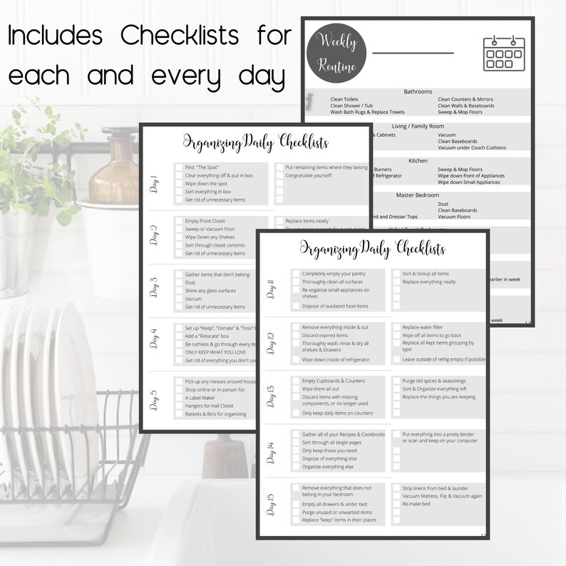 Decluttering Planner, Declutter Your Home, Organization Help, How to ...