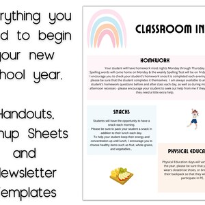 Teacher Template Pack, Editable Meet the Teacher Template Pack, Back to ...