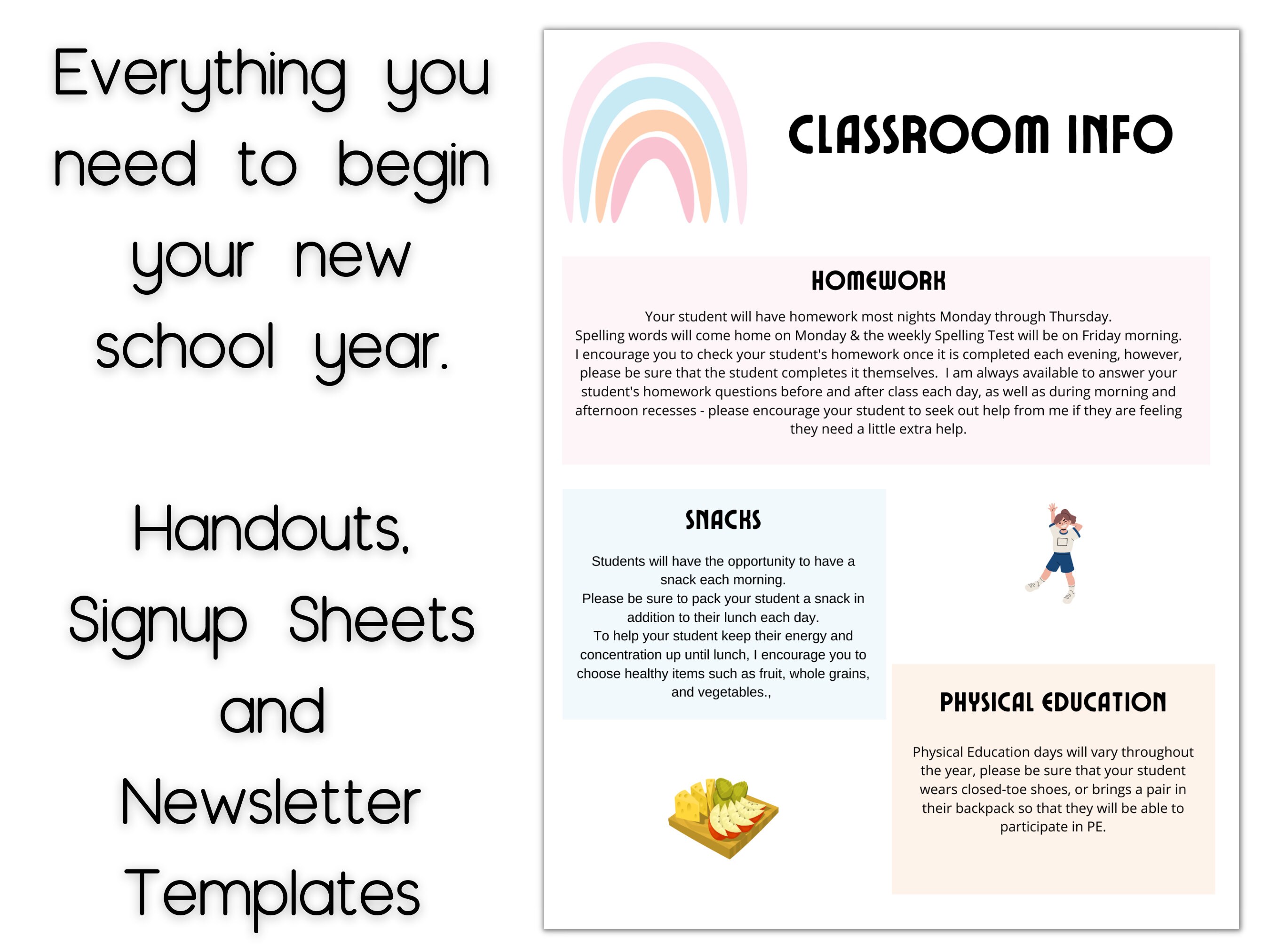 Teacher Template Pack, Editable Meet the Teacher Template Pack, Back to ...