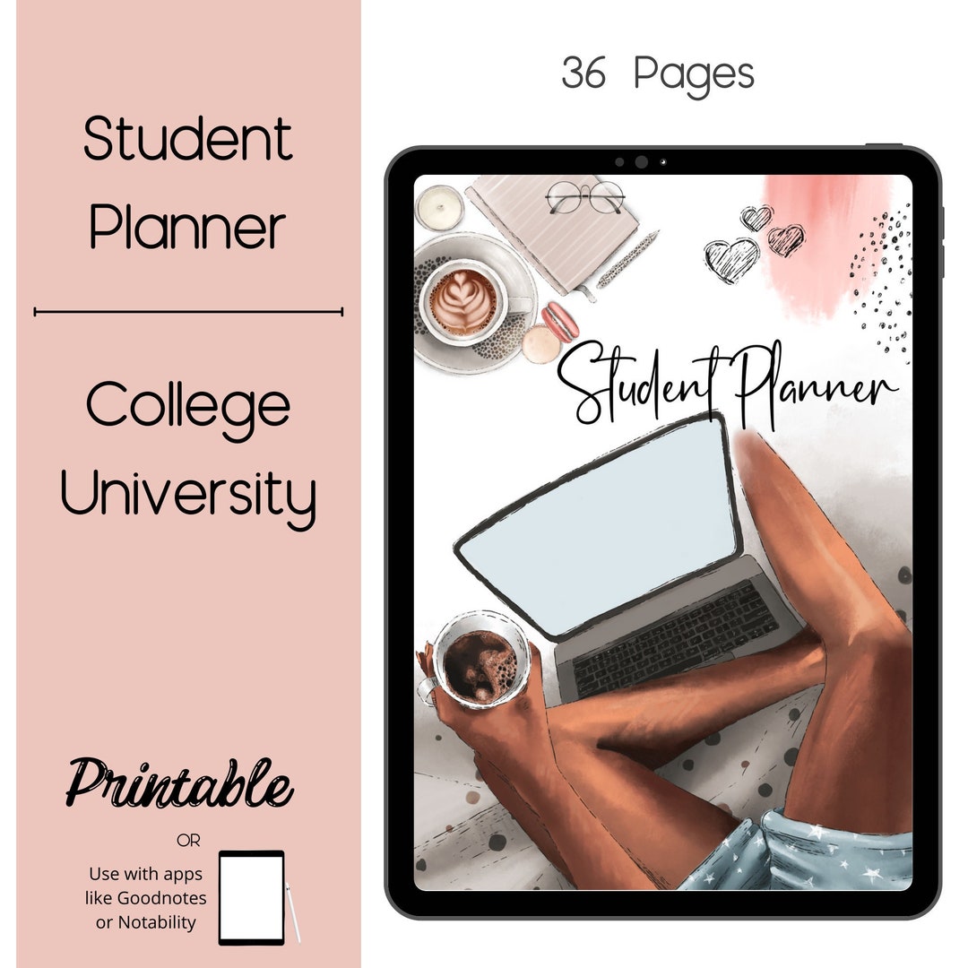 Student Planner Printable, Academic Planner Printable, College Student ...