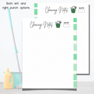 Cleaning Log Printable Cleaning Tracker Home Maintenance | Etsy