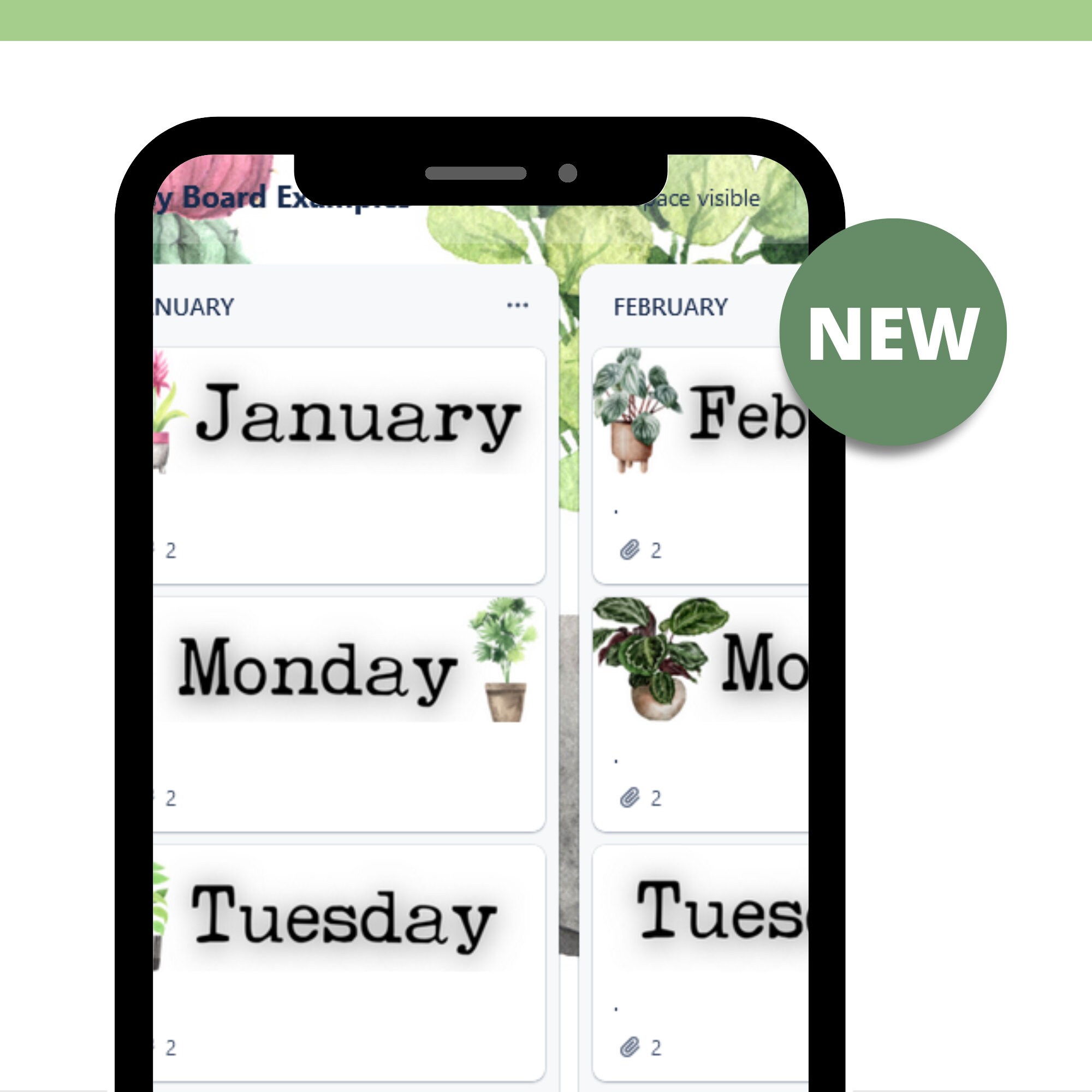 Plant Lover's Trello Cover Cards - Instantly Transform Your Workflow ...