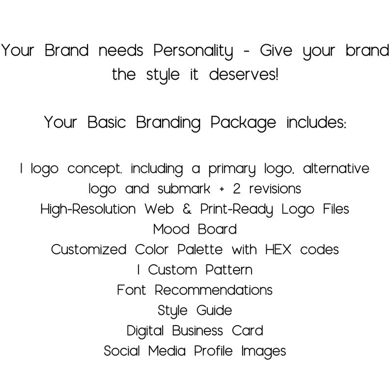 Custom Branding Package, Custom Branding Kit, Custom Rebrand, Custom ...