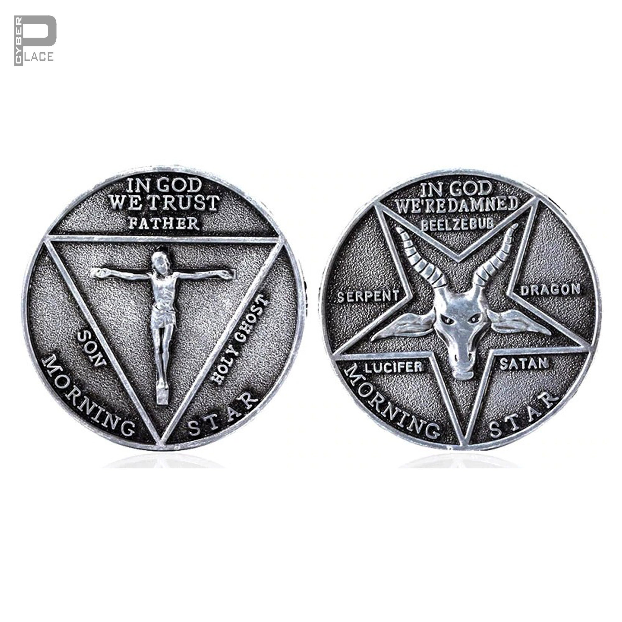 Lucifer Pentecostal Coin, Movie Lucifer Collect Coin Cosplay, Lucifer ...