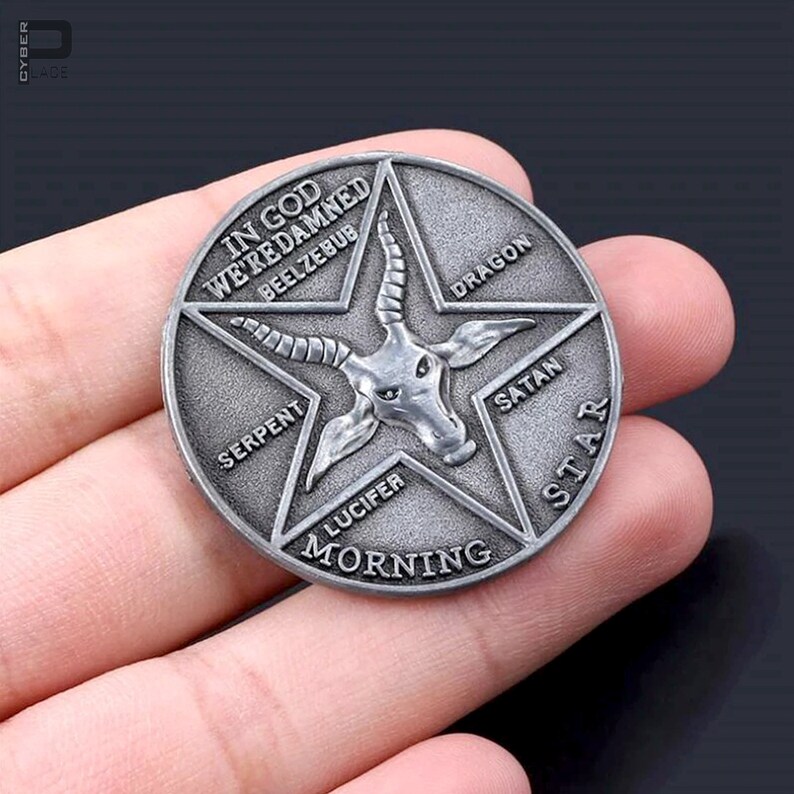 Lucifer Pentecostal Coin, Movie Lucifer Collect Coin Cosplay, Lucifer ...