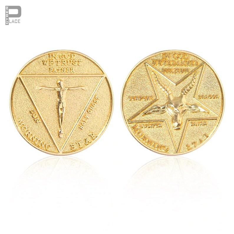 Lucifer Pentecostal Coin, Movie Lucifer Collect Coin Cosplay, Lucifer ...