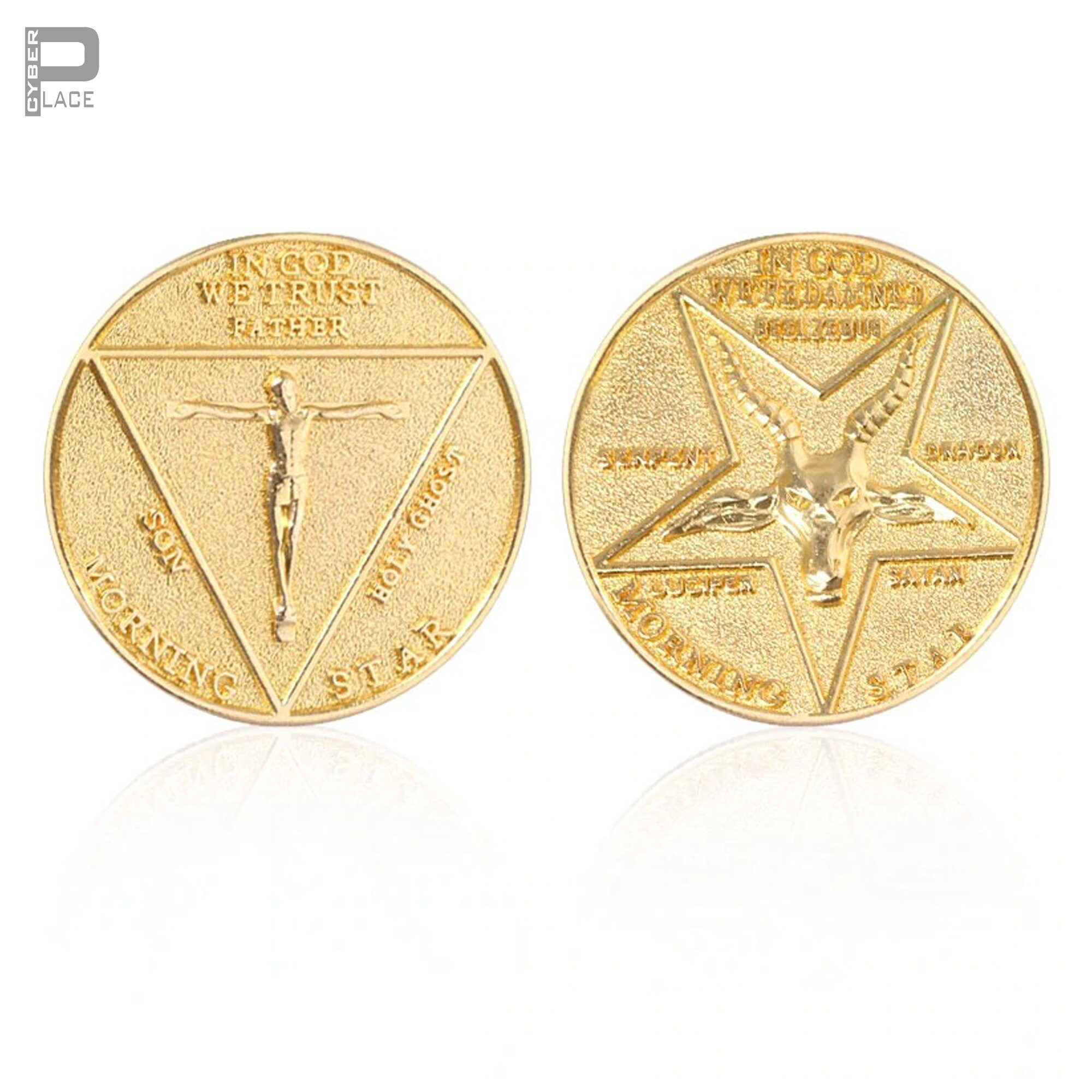 Lucifer Pentecostal Coin, Movie Lucifer Collect Coin Cosplay, Lucifer ...