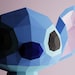 3D Lowpoly STITCH Papercraft TEMPLATE – Digital Character 3d Figurine ...