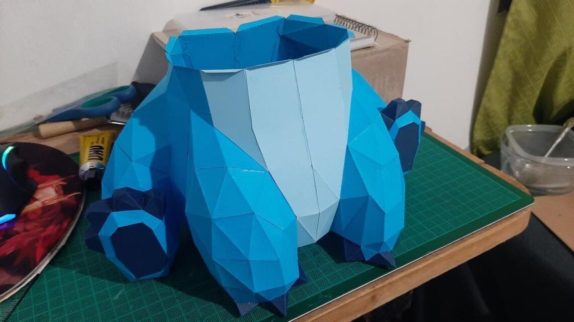 3D Lowpoly STITCH Papercraft TEMPLATE – Digital Character 3d Figurine ...