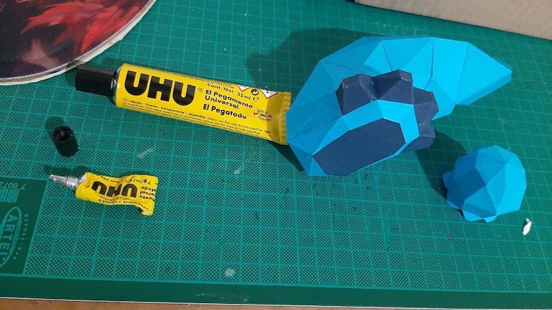 3D Lowpoly STITCH Papercraft TEMPLATE – Digital Character 3d Figurine ...