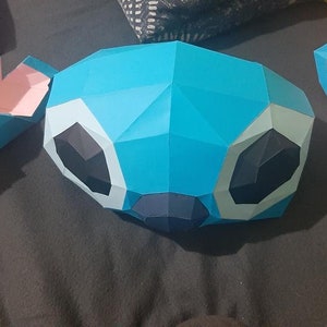 3D Lowpoly STITCH Papercraft TEMPLATE – Digital Character 3d Figurine ...
