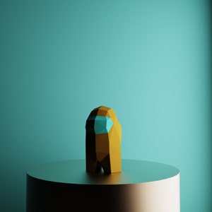 CREWMATE PAPERCRAFT Game Character 3d FIGURE - Digital Download Model ...