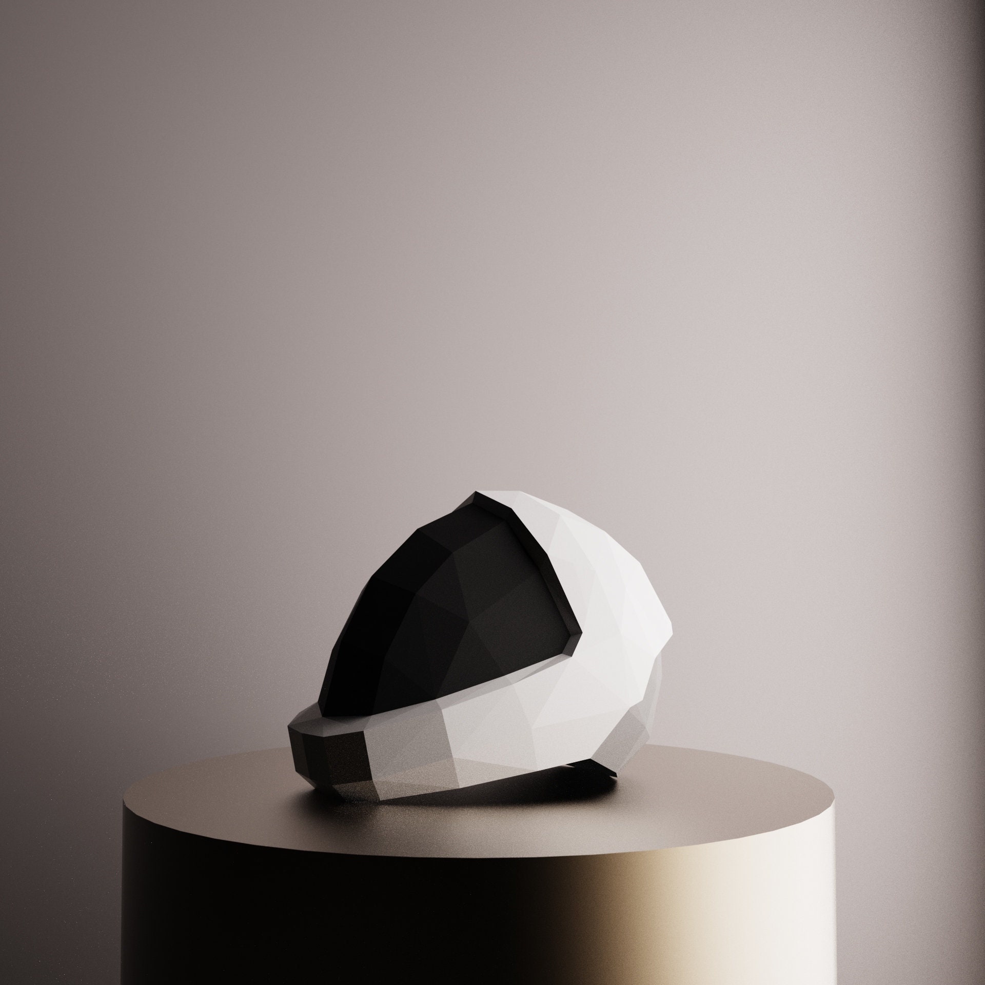 Outer Space PAPERCRAFT 3d Space HELMET Model - Digital Downloadable ...