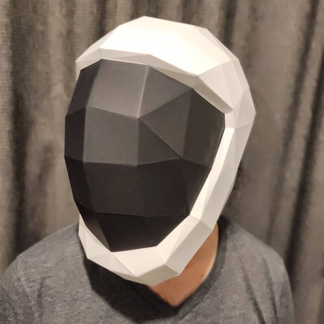 Outer Space PAPERCRAFT 3d Space HELMET Model - Digital Downloadable ...