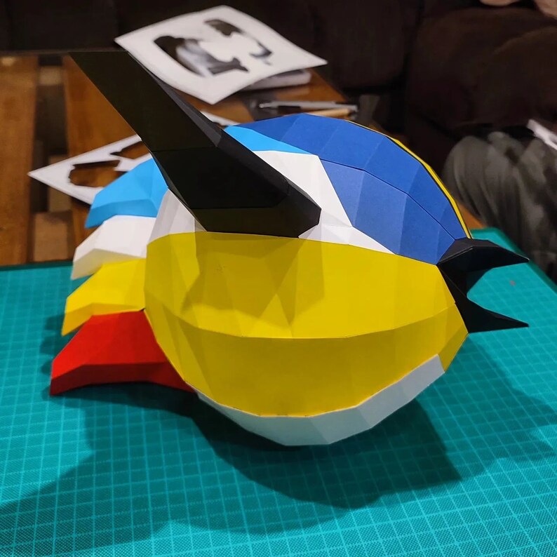 FIU Colored Bird & Mascot Pan American SANTIAGO Games Decor SCULPTURE ...