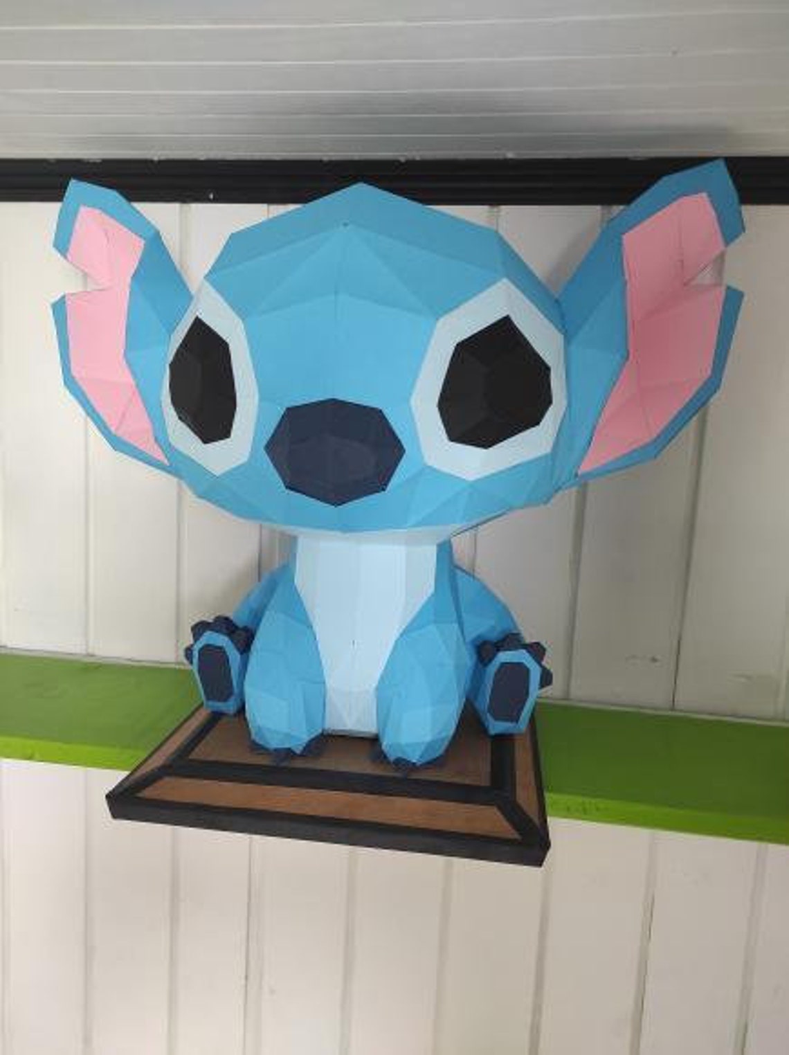3D Lowpoly STITCH Papercraft TEMPLATE – Digital Character 3d Figurine ...