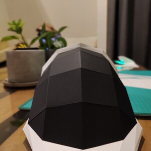 Outer Space PAPERCRAFT 3d Space HELMET Model - Digital Downloadable ...