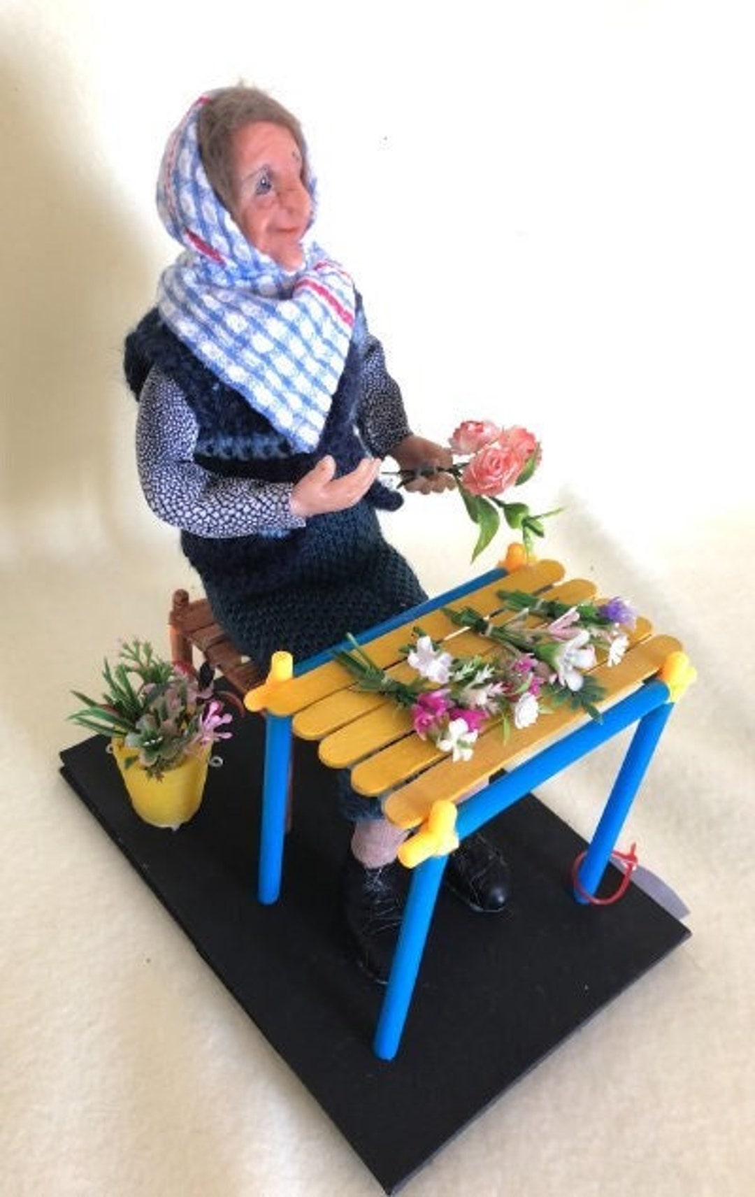 Flower Girl. Art Doll, Collectible Doll, Interior Doll, Gift, House ...