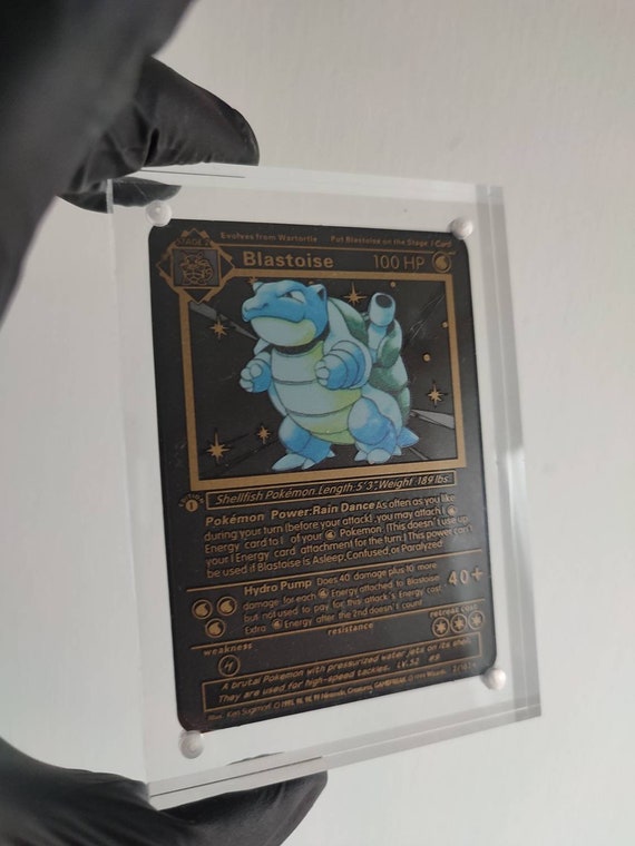 Pokemon Shiny Blastoise Card
