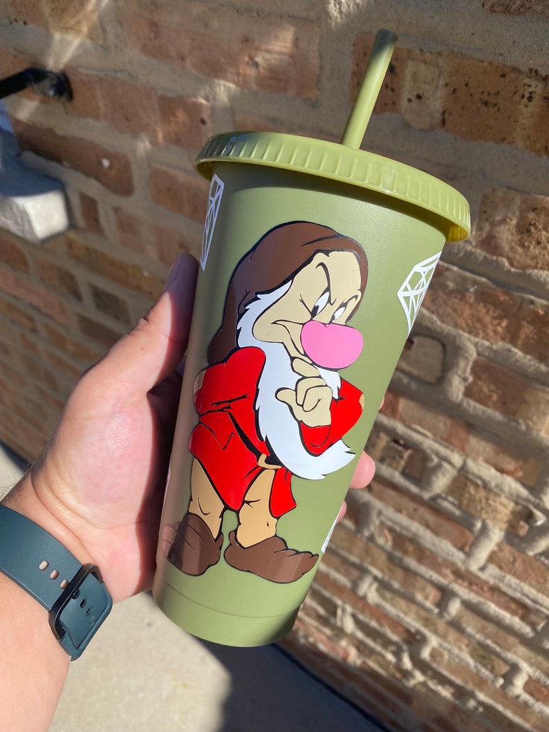 Grumpy Dwarf Custom Personalized Reusable Cold Cup Mug | Etsy