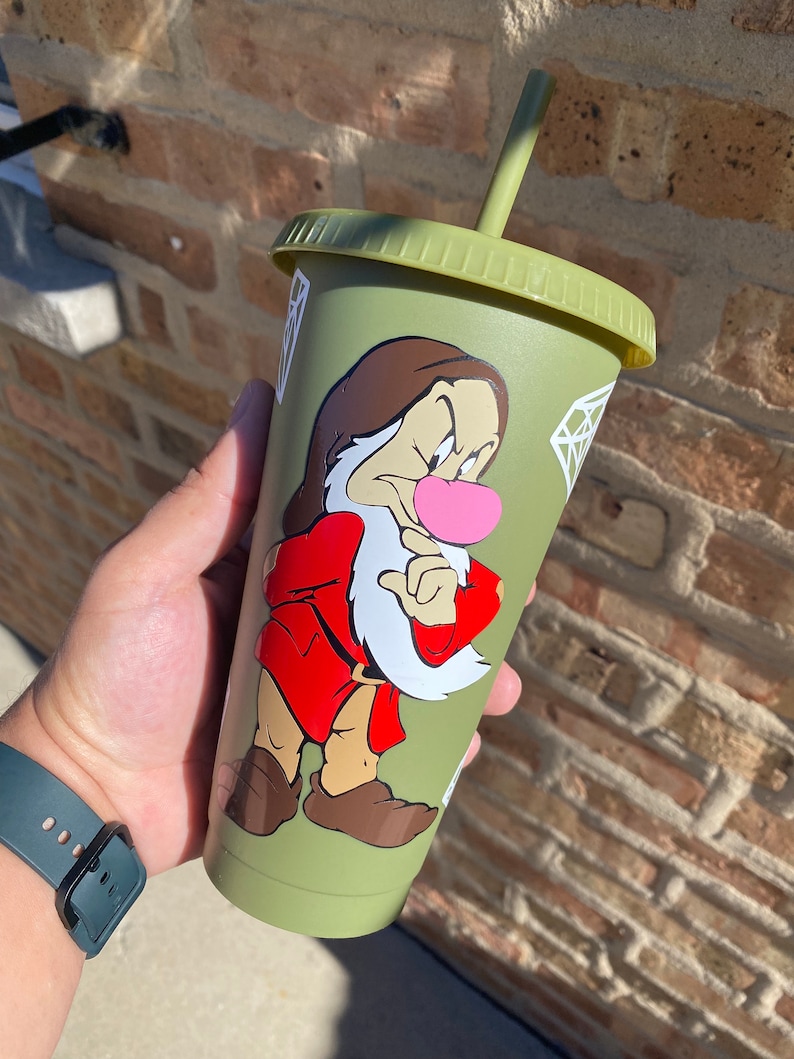 Grumpy Dwarf Custom Personalized Reusable Cold Cup Mug | Etsy