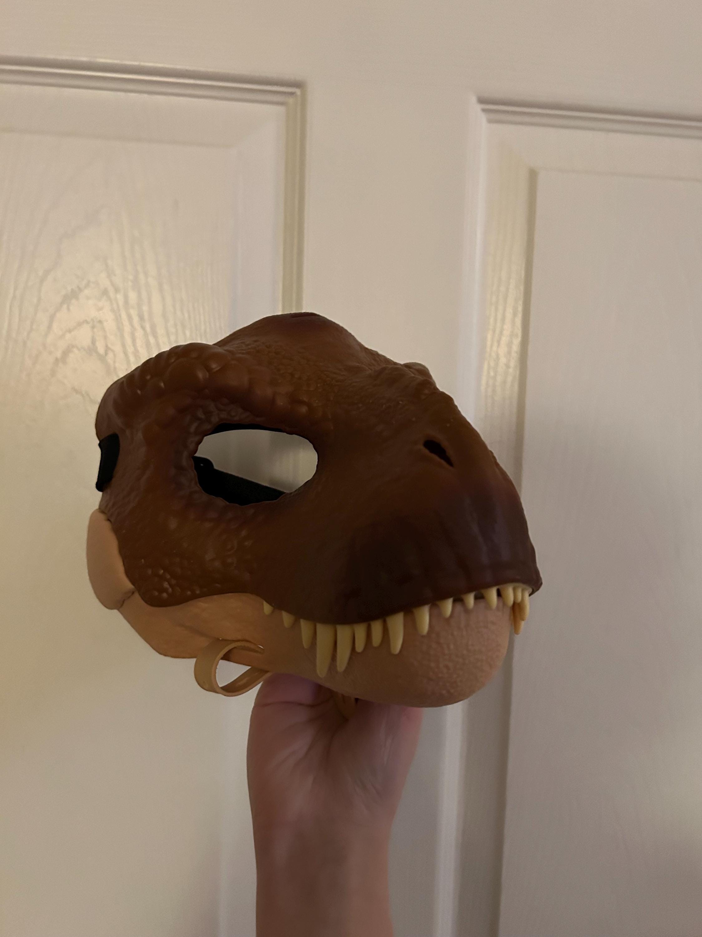 Plain Dino Mask - Raptor Mask - - Etsy